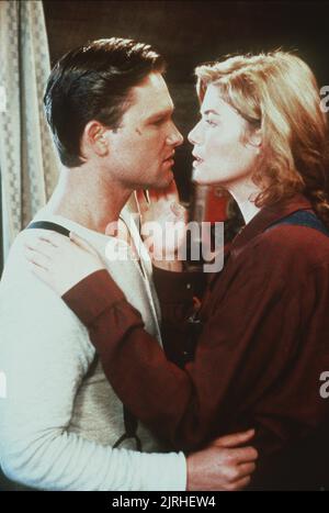 KURT RUSSELL, KELLY MCGILLIS, WINTER PEOPLE, 1989 Stock Photo - Alamy