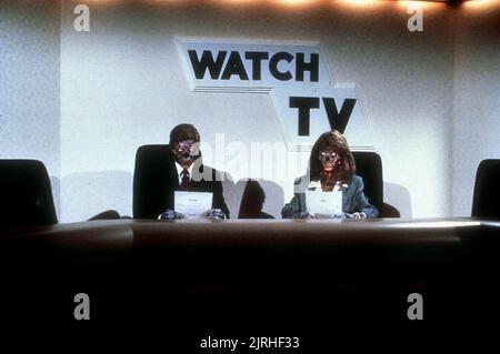 ALIEN NEWSREADERS, THEY LIVE : JOHN CARPENTER'S THEY LIVE, 1988 Stock ...