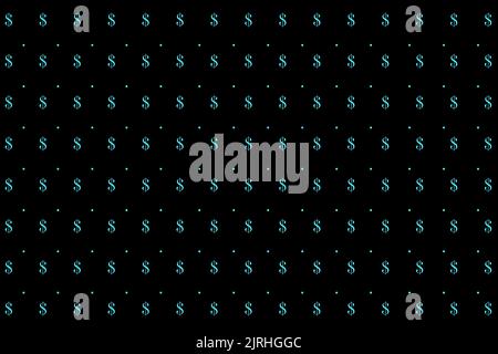 dollar and plus sign pattern on black background for design purpose ...