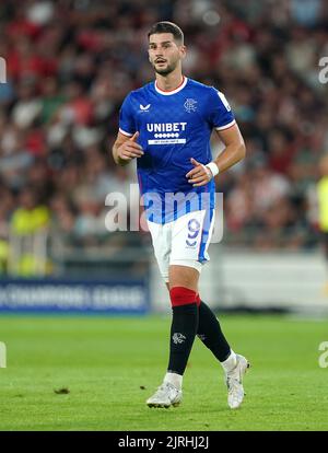 Rangers' Antonio-Mirko Colak during the UEFA Champions League Group F ...