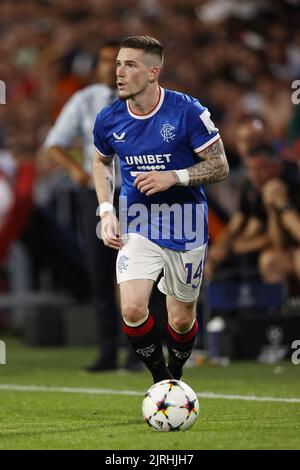 EINDHOVEN, NETHERLANDS - AUGUST 24: Ryan Kent of Rangers during the ...