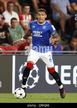 EINDHOVEN - James Tavernier of Rangers FC during the UEFA Champions ...