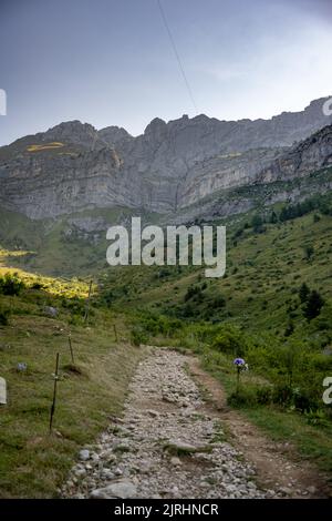 La Tournette is a summit of the Bornes massif Stock Photo - Alamy