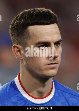 EINDHOVEN - Thomas Lawrence of Rangers FC during the UEFA Champions ...