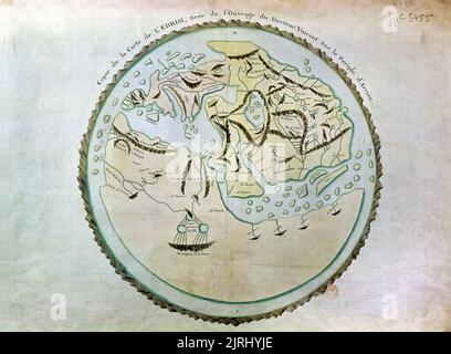 Al-Idrisi-s world map Stock Photo - Alamy