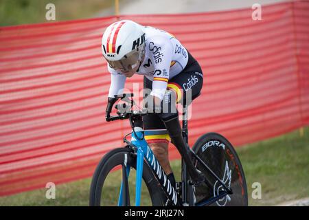 Ricardo Ten Argiles of Spain wins the men's MC1 category time trial at ...