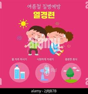 prevent summer illness drawing infographics food poisoning Stock Photo ...