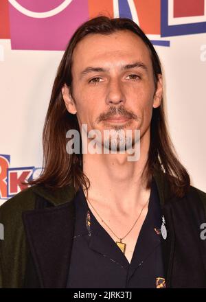 Jake Richardson walking the red carpet at the Los Angeles premiere of ...