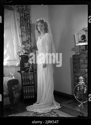 Cottle and Wilkie wedding, 06 September 1947, New Zealand, by J.W ...