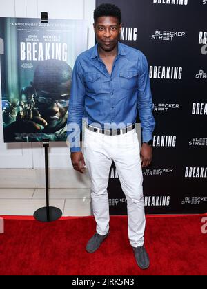 Keith Ewell arrives at The Breaking Red Carpet held at The London Hotel ...