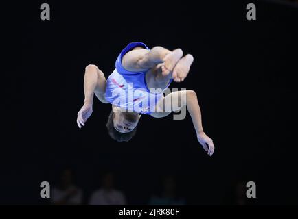 Jake Jarman of Great Britain Bronze medal during the Artistic ...
