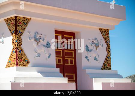 Parts of a buddhist temple complex Stock Photo - Alamy