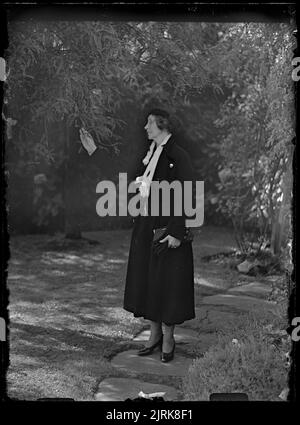 Lady Grey, circa 1934, Wellington, by J.W. Chapman-Taylor Stock Photo ...