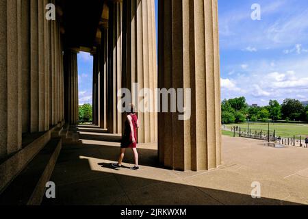 The Parthenon im Centennial Park; Nashville, Tennessee, Vereinigte Staaten von Amerika Stock ...