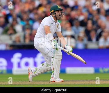 Dean Elgar batting for South Africa Stock Photo - Alamy