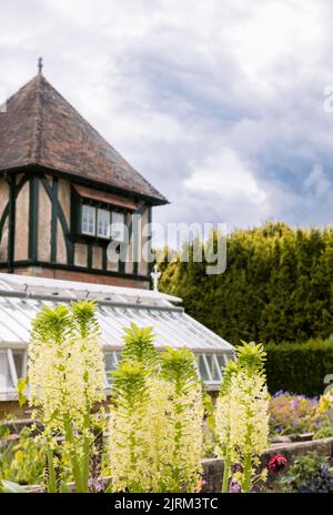 The elegant Victorian greenhouses at Eythrope Gardens on the Waddesdon ...
