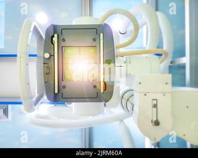 X-ray generator tube with monitor or X-ray general device with Bucky ...