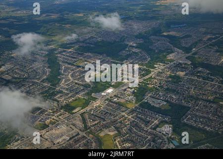 Approach to Toronto,Ontario Province,Canada,North America Stock Photo ...