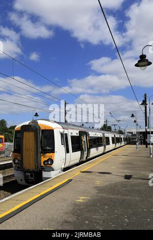 Great Northern Train at Ely station, Ely city, Cambridgeshire, England ...
