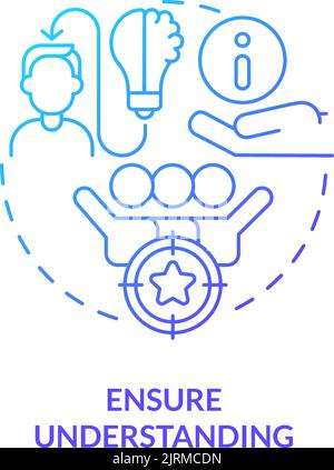 Ensure understanding concept icon Stock Vector Image & Art - Alamy
