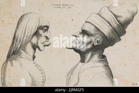 CARICATURES. LEONARDO DA VINCI Stock Photo - Alamy