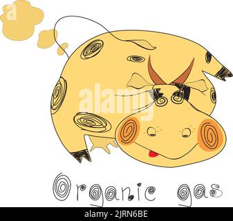 A cartoon illustration of a fart smiling Stock Vector Image & Art - Alamy