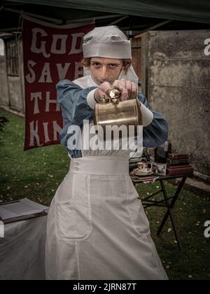 Syringe and red cross Stock Photo - Alamy