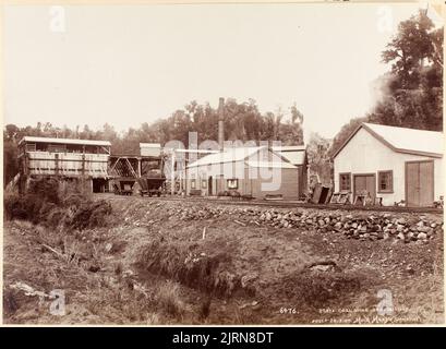 State coal mine, Seddonville, New Zealand, by Muir & Moodie Stock Photo ...
