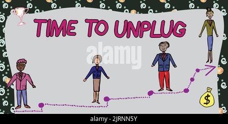 Conceptual caption Let's Work Together. Business idea Unite and Join ...