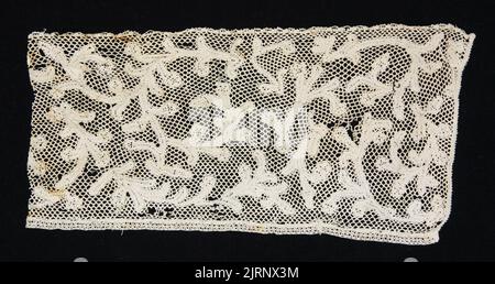 Lace, 1600-1700, Italy, maker unknown. Bequest of Mrs Alice Bakewell ...