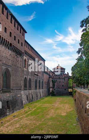 The Castello Sforzesco is a medieval fortification located in Milan ...