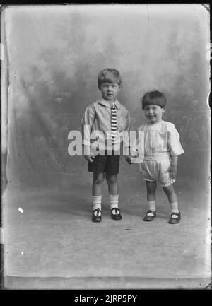 Two boys, circa 1910s, Wellington, by Berry & Co Stock Photo - Alamy