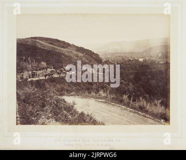 The Mungaroa [Mangaroa] Hill and Valley, looking down towards ...