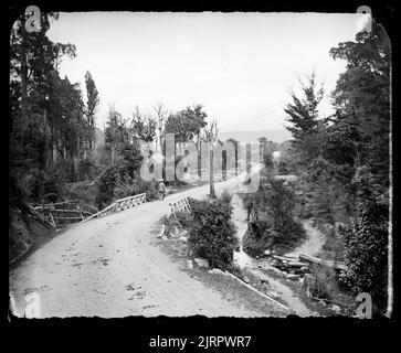 The Mungaroa [Mangaroa] Hill and Valley, looking down towards ...
