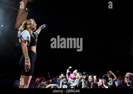 Canadian singer JJ Wilde performing at the CNE in Toronto Stock Photo ...
