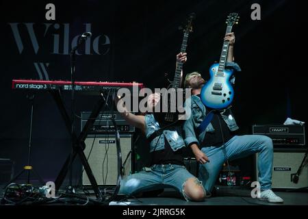 Canadian singer JJ Wilde performing at the CNE in Toronto Stock Photo ...
