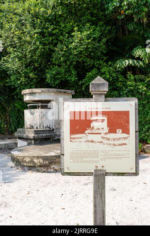 WW2 Machine Gun Post at Labrador, Singapore Stock Photo - Alamy