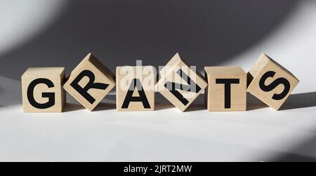 Scholarship - word concept on building blocks, text Stock Photo - Alamy