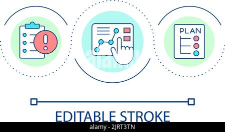 Business analytics loop concept icon Stock Vector Image & Art - Alamy