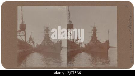 HMS Hood at Auckland, 1920-1930 , Auckland, maker unknown Stock Photo ...