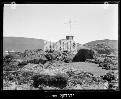 Sumner Beach and Cave Rock, Sumner, Christchurch, Canterbury, South ...