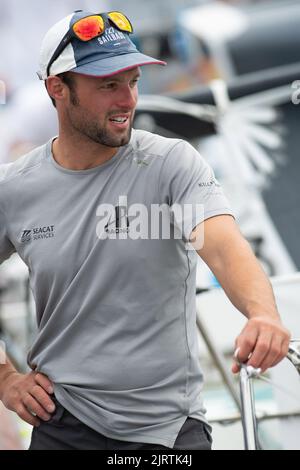 Alan Roberts, Seacat Services during the La Solitaire du Figaro 2022 ...