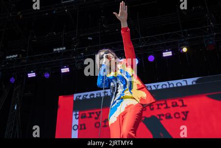 Primal Scream opening Victorious Festival 2022. Southsea Common. 26 ...