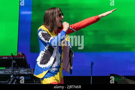 Primal Scream opening Victorious Festival 2022. Southsea Common. 26 ...