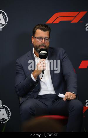 Oliver Hoffmann technical director at Audi with Stefano Domenicali ...
