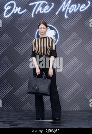 South Korean actress Gong Seung-yeon, attends a photo call for the Tom Ford complimentary beauty ...