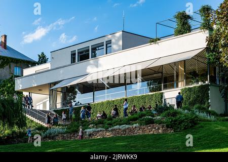 The Tugendhat Villa in Brno, Czech Republic, designed by the architect ...