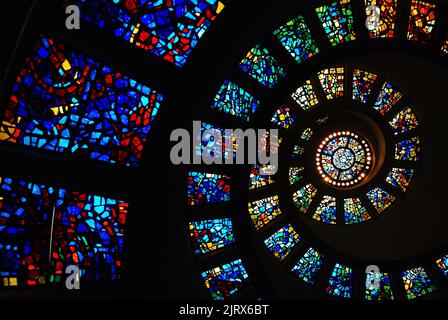 A circular window on the ceiling in Melk Abbey. Austria Stock Photo - Alamy