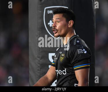 Sio Tomkinson of Dragons Rugby, during the game Stock Photo - Alamy