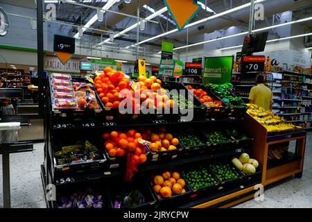 Walmart Express grocery store, Mexico City, Mexico Stock Photo - Alamy
